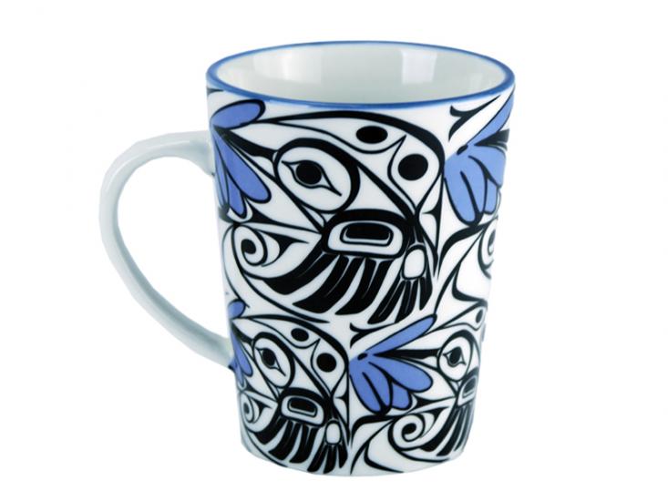 Bill Helin Porcelain Mug - Hummingbird – Vancouver Art Gallery Store